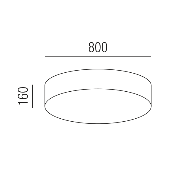 CHALET 15373/80-GL | DM 800mm | granit | 15373/80-GL